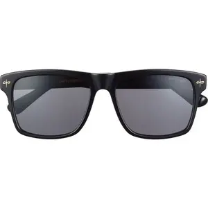 SANTO STUDIO Sheckler Square Frame Sunglasses - Shiny Black