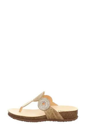 Think! Julia Circles Flip Flop - Beige/kombi