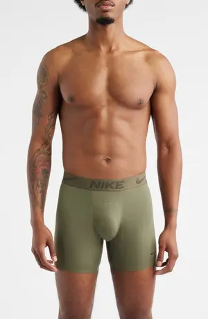 Nike Elite Micro Boxer Briefs - Medium Olive