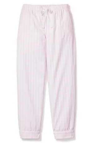 PETITE PLUME Gingham Cotton Pajama Pants