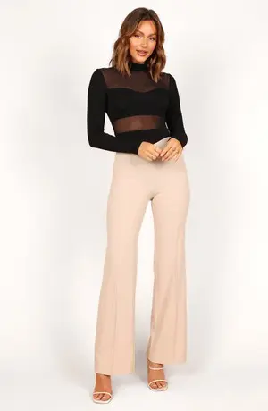 PETAL & PUP Long Sleeve Mesh Bodysuit