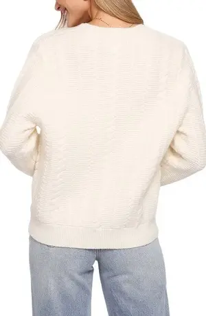 PETAL & PUP Velvet Bow Cardigan