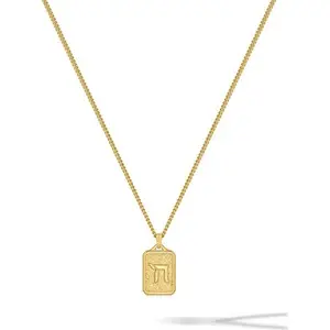VINCERO Chai Pendant Necklace - Gold