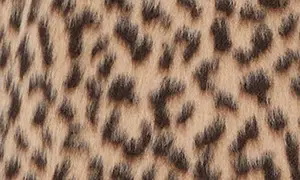 Max Mara Cheetah Print Wool-blend Pea Coat