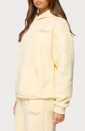 EDIKTED Oversized Cotton Blend Hoodie