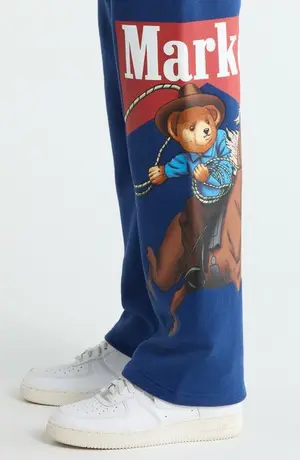 MARKET Cowboy Bear Cotton Joggers