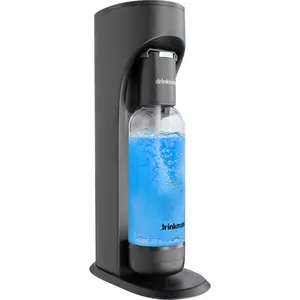 DRINKMATE Omnifizz Without Co2, Sparkling Water And Soda Maker - Matte Black