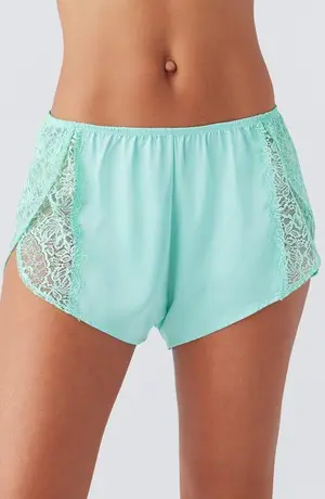 Wacoal Satin Tap Shorts - Cabbage