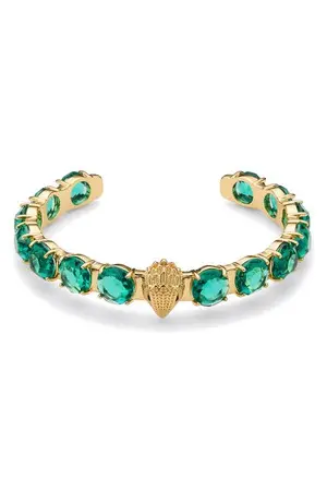Kurt Geiger Eagle Stone Cuff Bracelet - Green