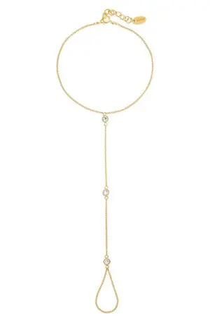 KOZAKH Crystal Hand Chain - Gold