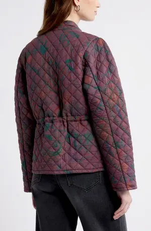 Treasure & Bond Paisley Quilted Jacket