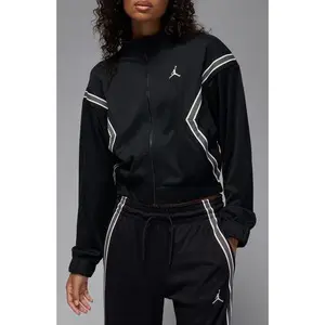JORDAN Sporty Stripes Track Jacket - Black/sail