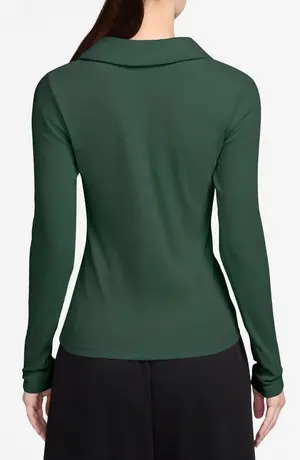 JORDAN Rib Long Sleeve Polo