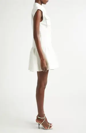 Ramy Brook Sofi Cap-sleeve Mini Dress - Ivory