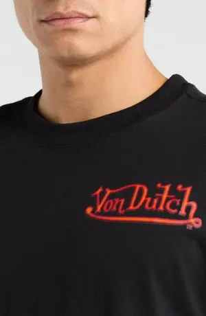VON DUTCH Oversize Graphic T-shirt