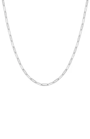 ANIA HAIE Paper Clip Chain Necklace - Silver