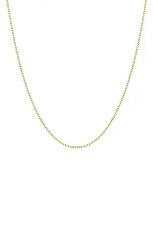 ANIA HAIE Box Chain Necklace - Shiny Gold