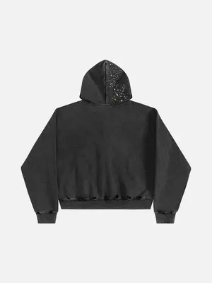 AELFRIC EDEN Rhinestone Embellished Zip-up Hoodie