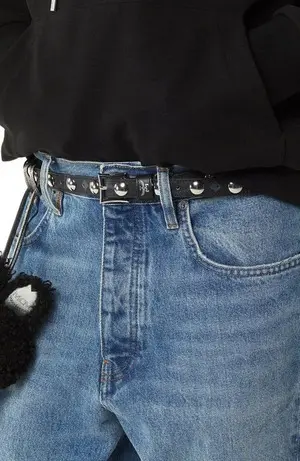 Mcm Aren 1" Belt In Galactic Gala Leather