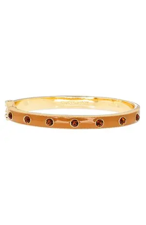 MARLYN SCHIFF Reece Hinge Bracelet - Gold/brown