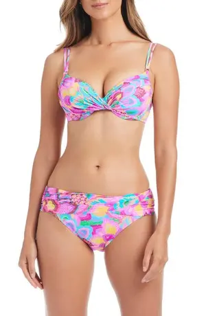 BLEU BY ROD BEATTIE Underwire Bikini Top - Pink Multi