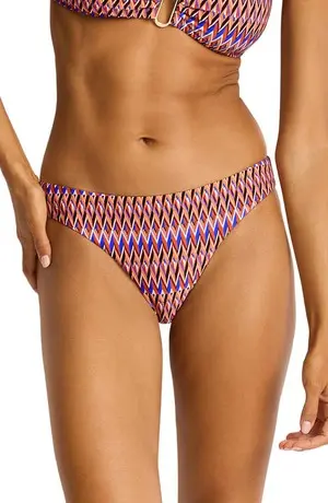 SEA LEVEL Tessera Bikini Bottoms - Blue Multi