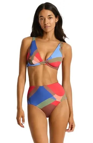 SEA LEVEL Santora High-waist Bikini Bottoms