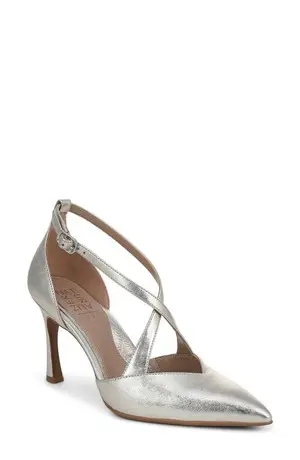 Naturalizer Angelina Pointed Toe Pumps - Silver Sand