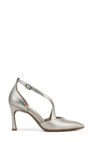 Naturalizer Angelina Pointed Toe Pumps - Silver Sand