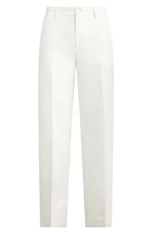 Ralph Lauren Linen Blend Wide-leg Pants
