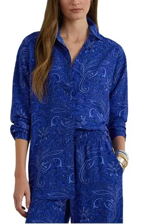 Ralph Lauren Paisley Print Button-up Shirt