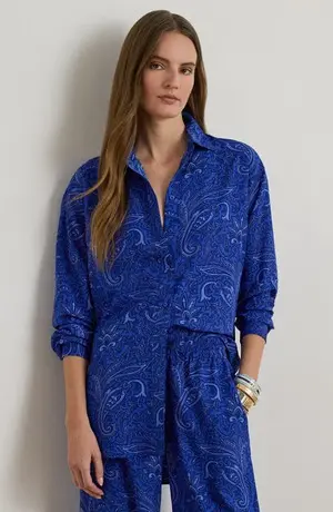 Ralph Lauren Paisley Print Button-up Shirt