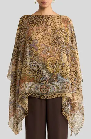 Etro Draped Kaftans Tunics