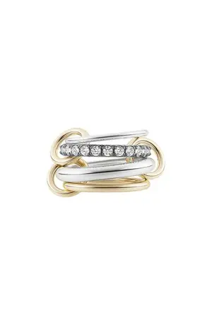 SPINELLI KILCOLLIN Janssen Linked Diamond Ring - Silver