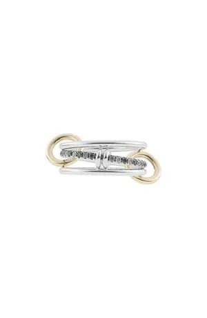 SPINELLI KILCOLLIN Linked Ombré Diamond Ring - Silver
