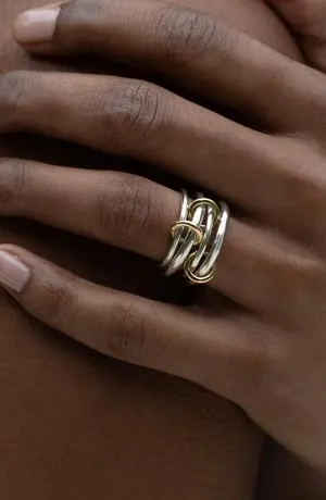 SPINELLI KILCOLLIN Cici Petite Linked Ring - Silver