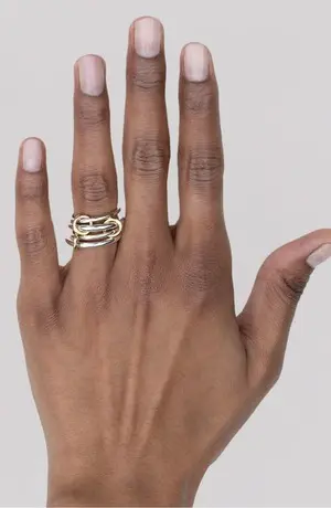 SPINELLI KILCOLLIN Cici Petite Linked Ring - Silver