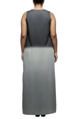 STANDARDS & PRACTICES Ombré Dip-dye Sleeveless Maxi Dress