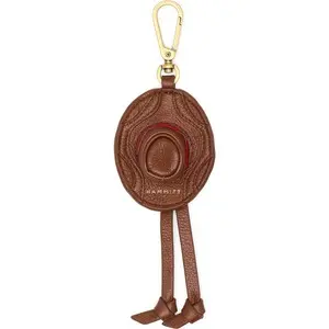 HAMMITT Cowboy Russ Bag Charm - Chocolate Diamond Pebble/gold