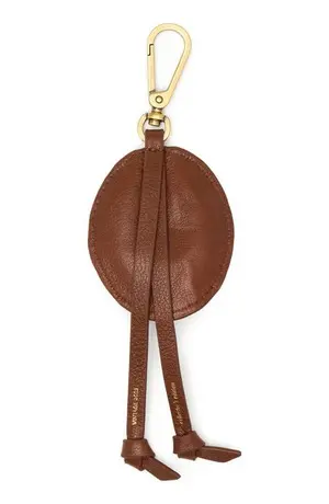 HAMMITT Cowboy Russ Bag Charm - Chocolate Diamond Pebble/gold