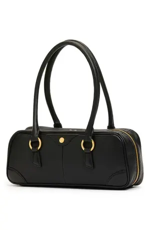 HAMMITT Small Meredith Leather Shoulder Bag - Black/brushed Gold