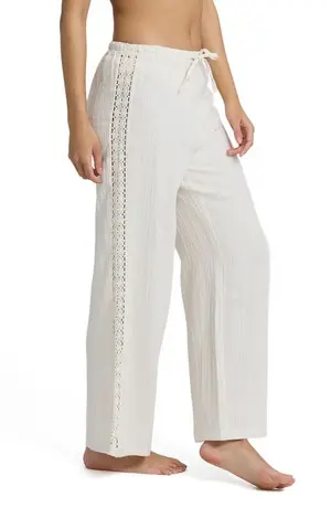 BILLABONG Eyelet Embroidered Cover-up Pants