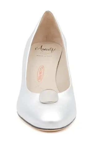 AMALFI BY RANGONI Leopolda Leather Pumps - Moon Etolle