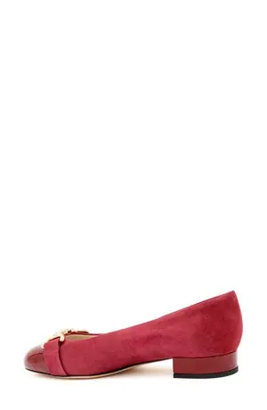 AMALFI BY RANGONI Miele Cap Toe Pump - Cerise Cashmere Cherry Vernice