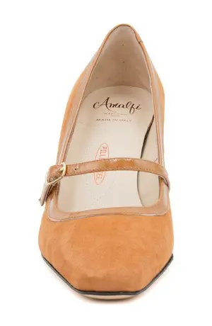 AMALFI BY RANGONI Flavio Mary Jane Pump - Whiskey Cashmere Match Vernice