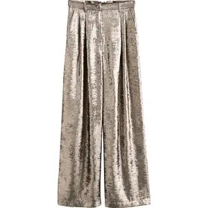NEXT Wide Leg Metallic Pants