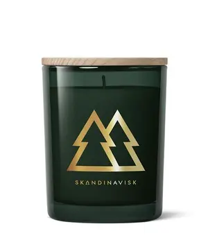 SKANDINAVISK Skog Special Gold Edition Scented Candle 200g - Forest Green