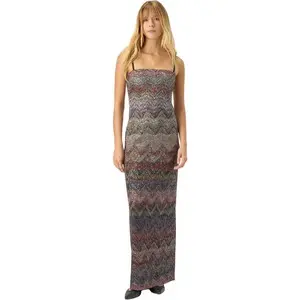 Missoni Bustier Zig Zag Maxi Dress - Multicoloured
