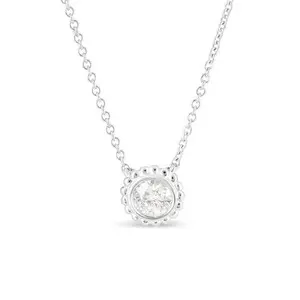 HAUS OF BRILLIANCE 10k Gold 1/2cttw Diamond Pendant Necklace - White