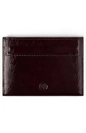 Mulberry Patent Leather Card Case
